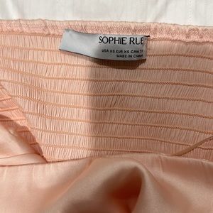 Sophie Rue | Tops | Sophie Rue Blush Off The Shoulder Peasant Crop Top ...